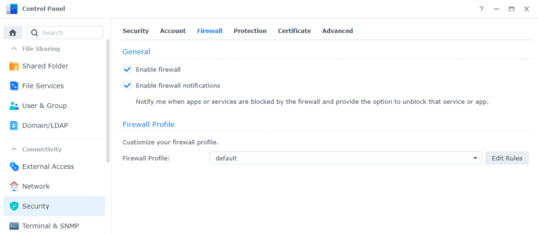 How to Set Up the Firewall on a Synology NAS - WunderTech
