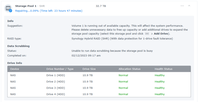 How to Replace a Failed Drive on a Synology NAS - WunderTech