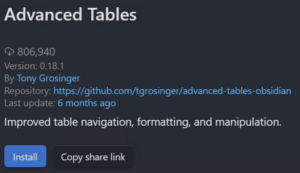 How to Create Tables in Obsidian Quickly & Easily