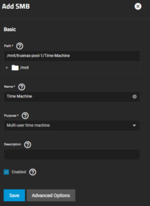 How to Back up to TrueNAS with Time Machine