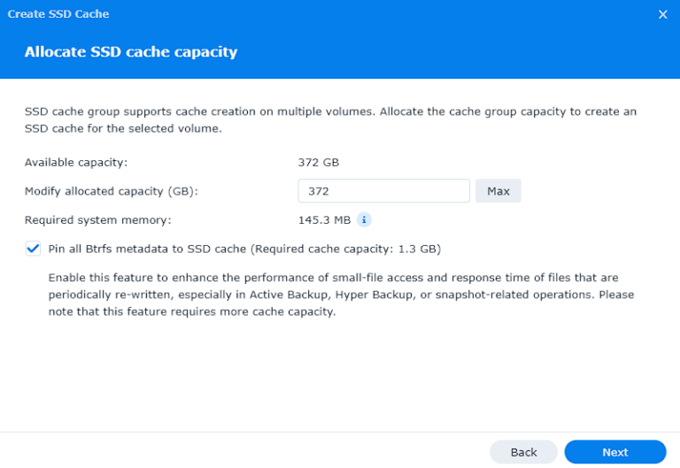 How to Configure SSD Cache on a Synology NAS