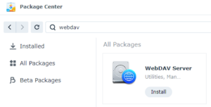 How to Configure WebDAV on a Synology NAS
