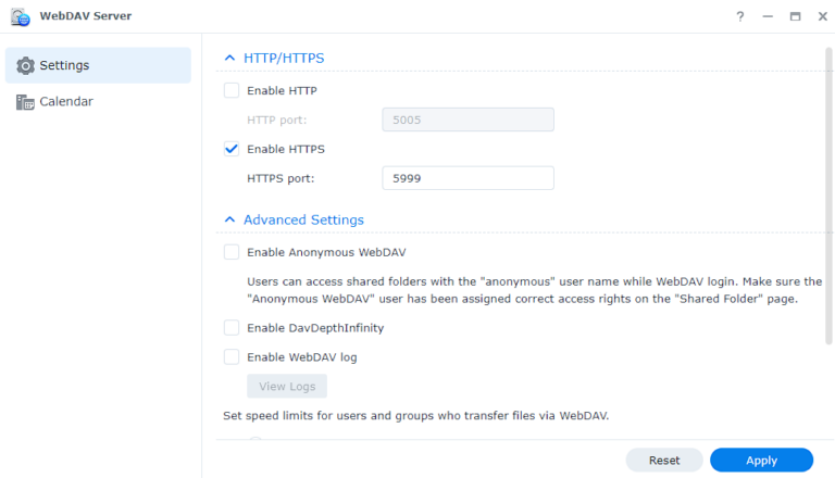 How to Configure WebDAV on a Synology NAS