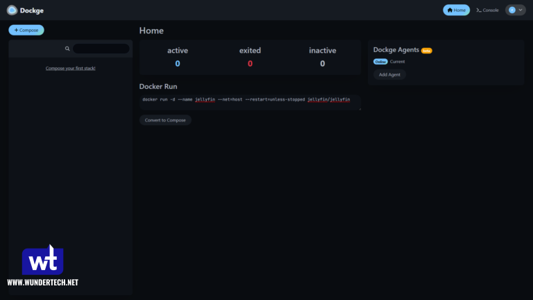 Meet Dockge: A Beautiful Docker Container Management Tool - WunderTech