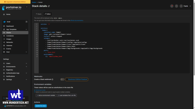 Configuring a Home Lab Self-Hosted Dashboard with Homarr